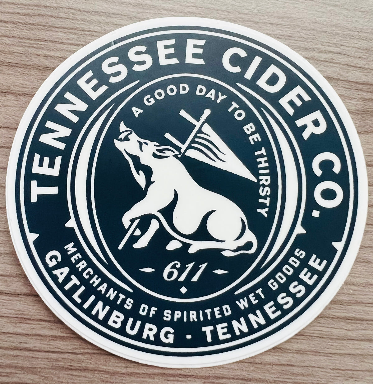 Tennessee Cider Sticker | Tennessee Homemade Wines & Ciders